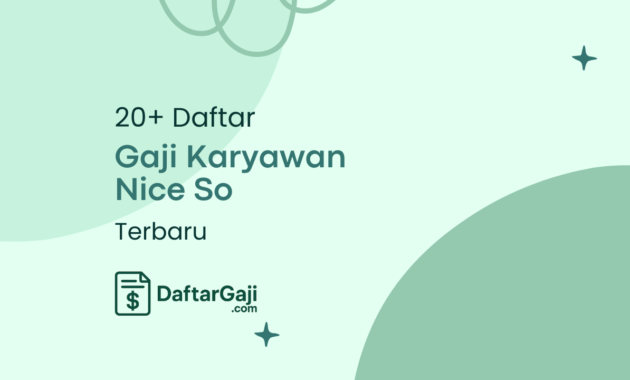 20+ Daftar Gaji Karyawan Nice So Terbaru - daftargaji.com